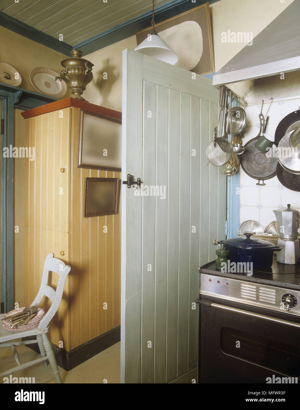 Kitchen interior open oven country hi-res stock photography and images ...