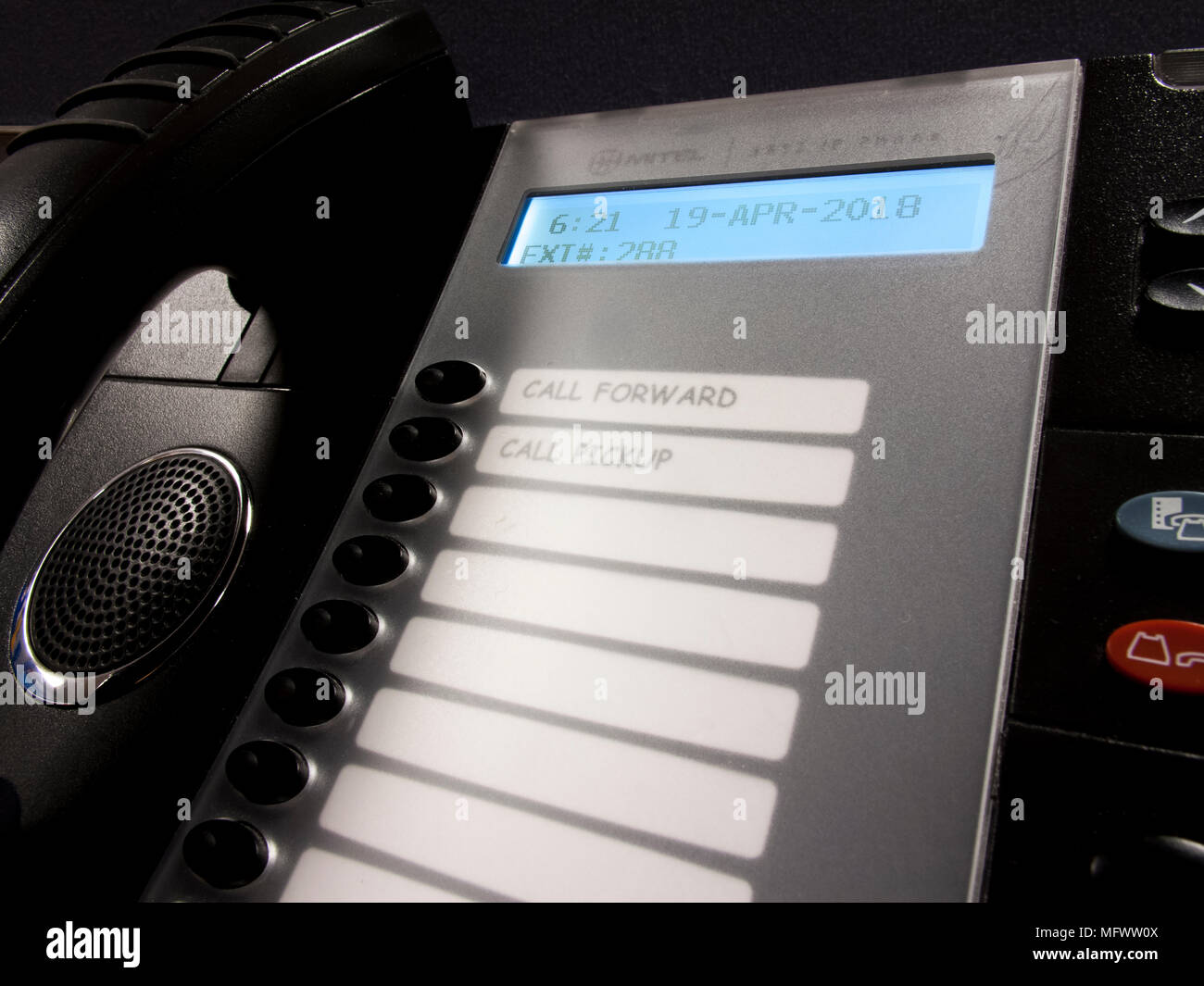 office push button desktop telephone with call forward and pickup and ...