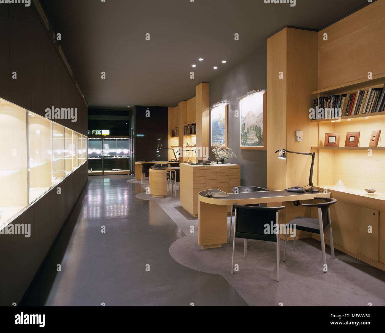 View of a clean passageway Stock Photo - Alamy