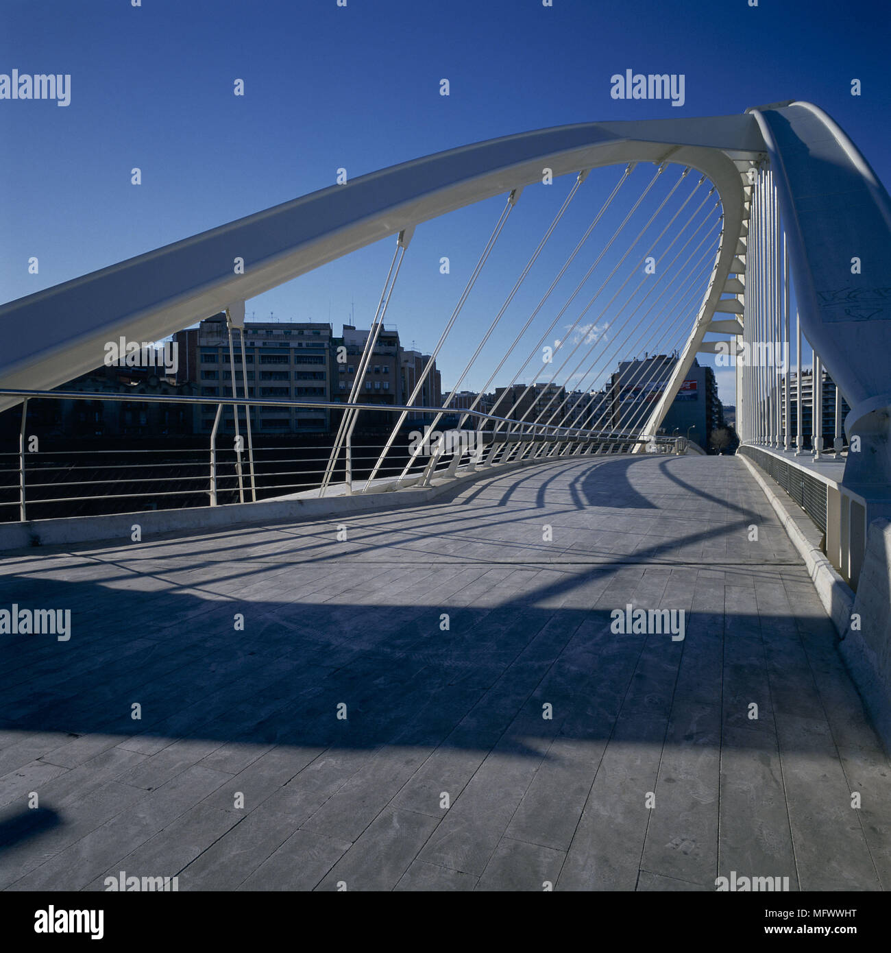 View of a structural bridge Stock Photo - Alamy