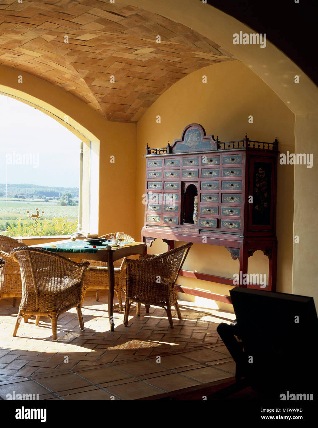 View of a well arranged games room Stock Photo - Alamy