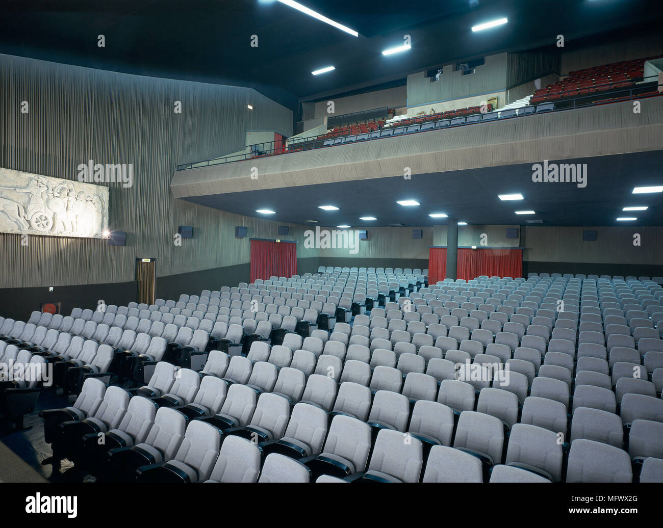 View of an illuminated auditorium Stock Photo - Alamy