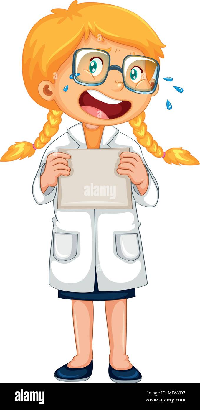A Crying Doctor in Uniform illustration Stock Vector Image & Art - Alamy