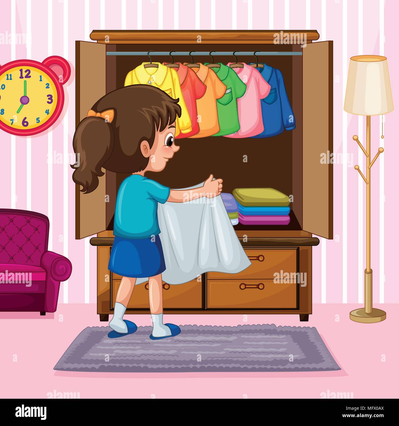 Wardrobe clipart hi-res stock photography and images - Alamy