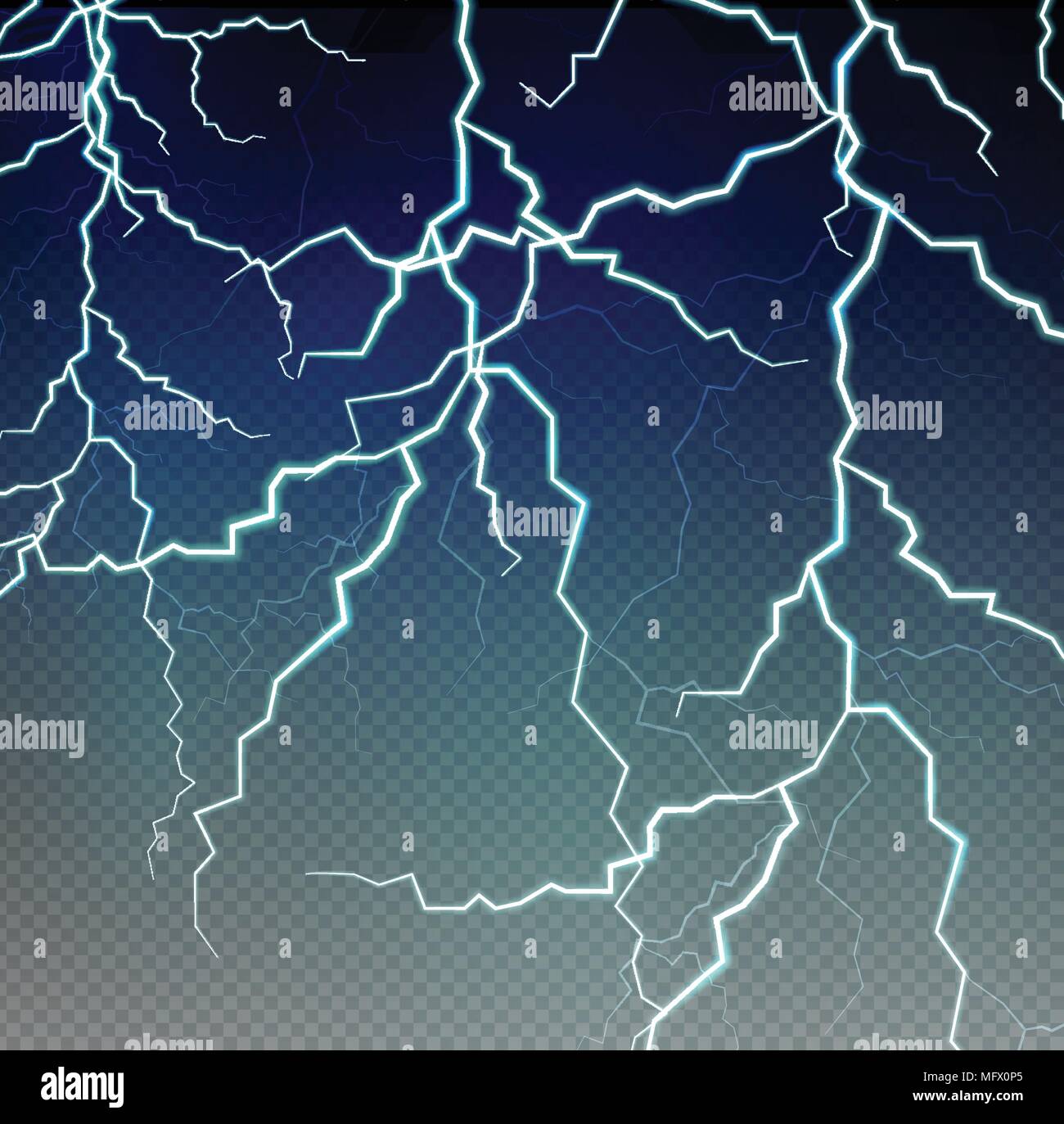 Backgroud template with lightnings illustration Stock Vector Image ...