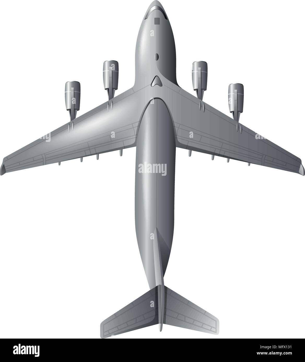 Army Airplane on White Background illustration Stock Vector Image & Art ...