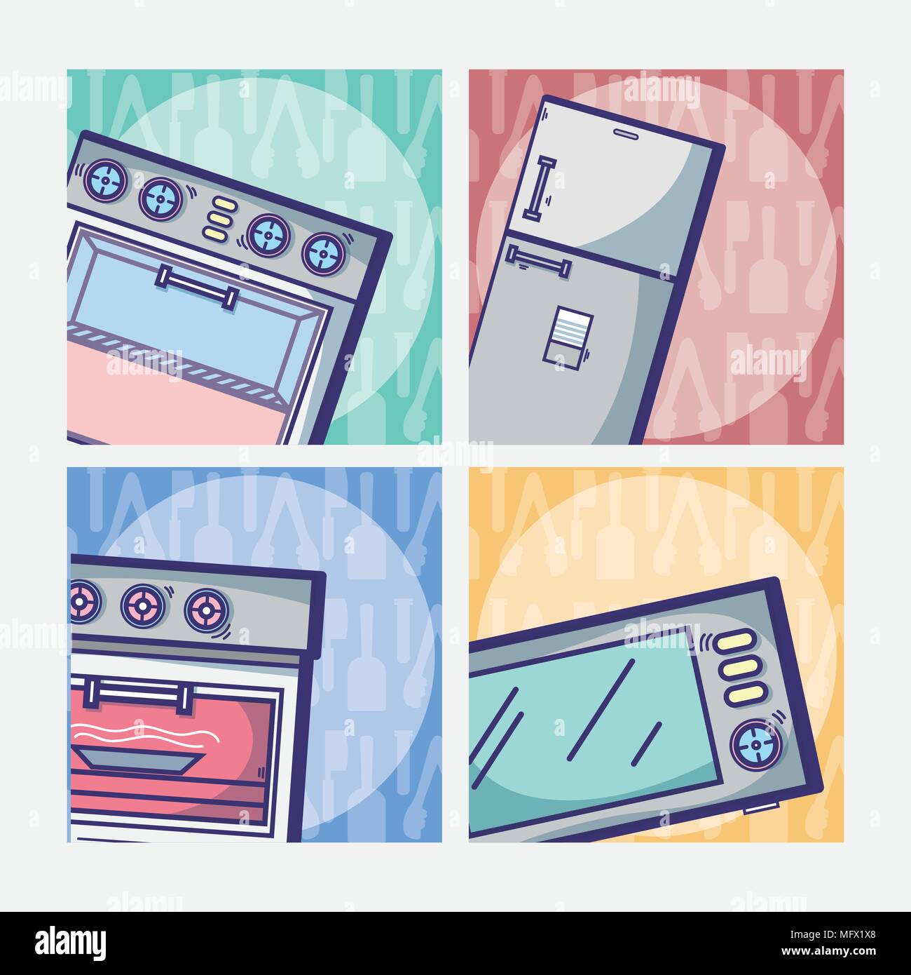Kitchen equipment collection Stock Vector Image & Art - Alamy