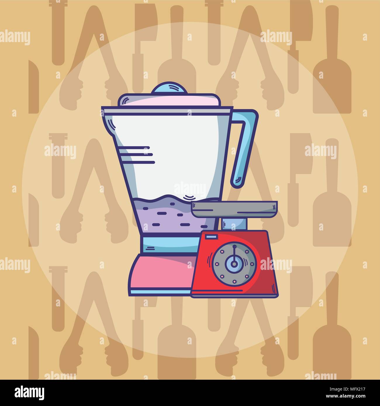 Blender and toaster Stock Vector Image & Art - Alamy