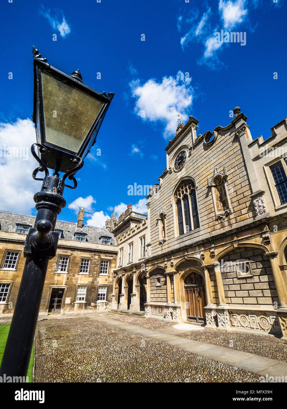 Peterhouse College Cambridge - The Clock Tower of Peterhouse College ...