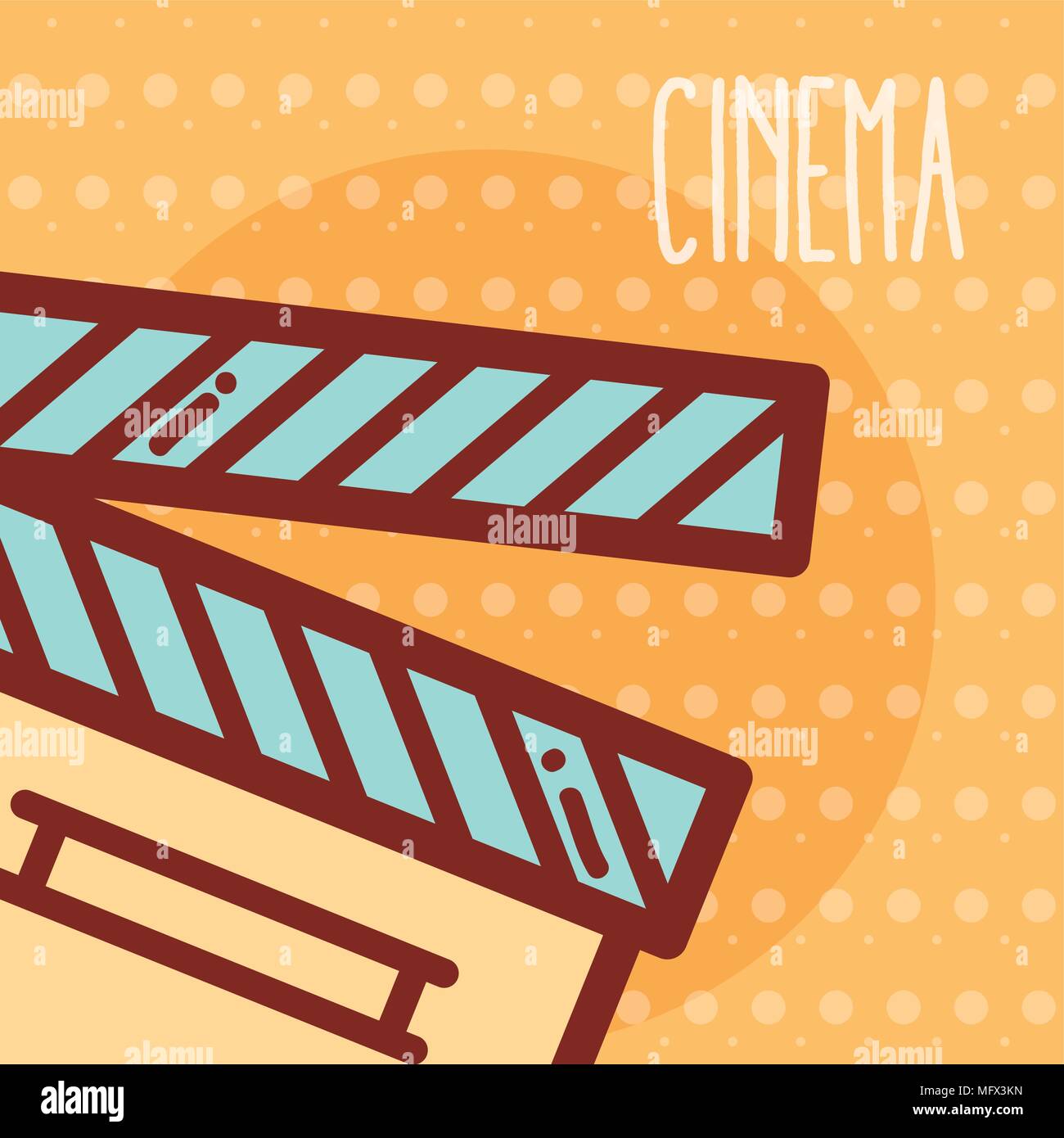 Clapboard cinema cartoon Stock Vector Image & Art - Alamy