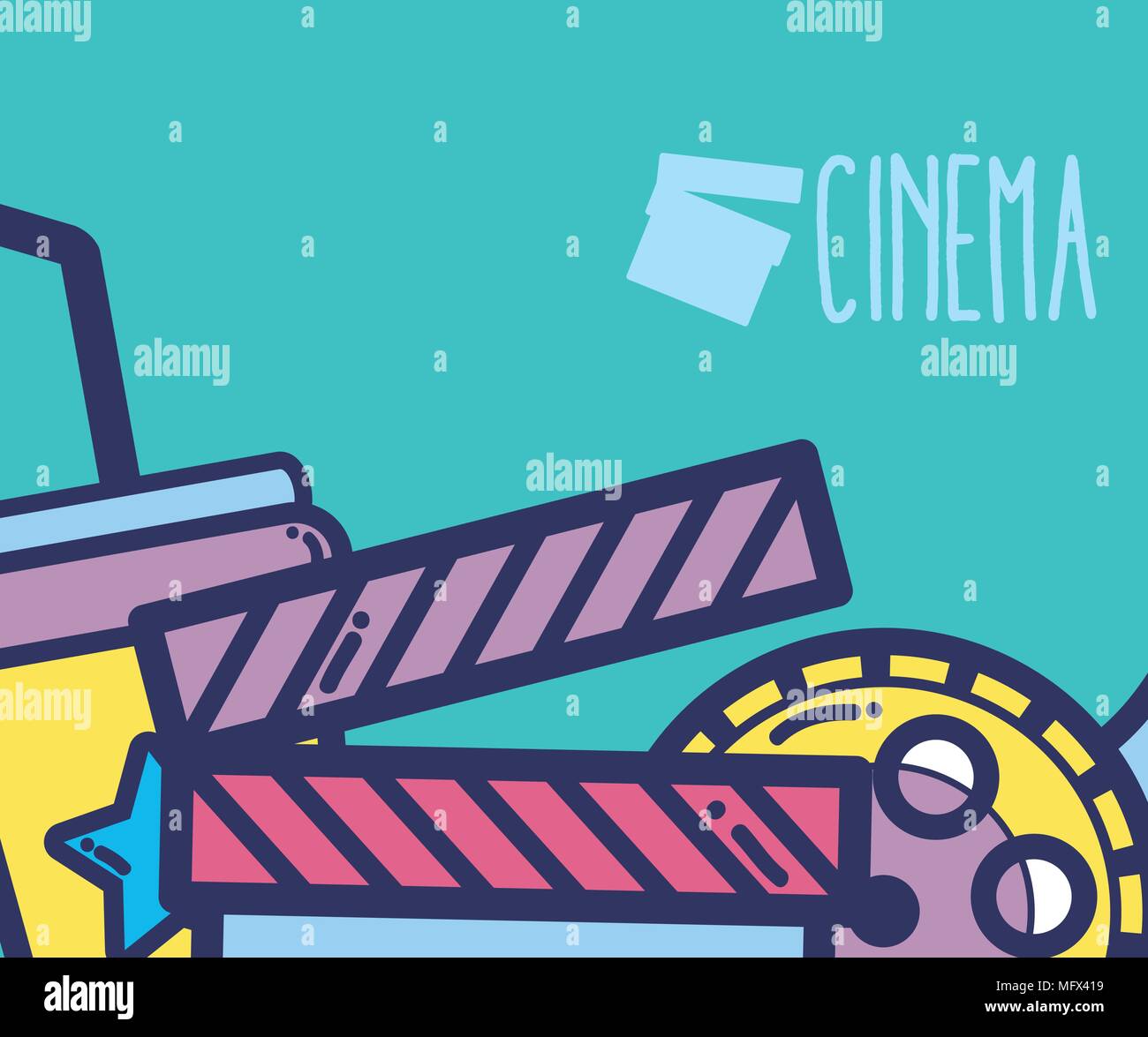 Cinema cartoons design Stock Vector Image & Art - Alamy