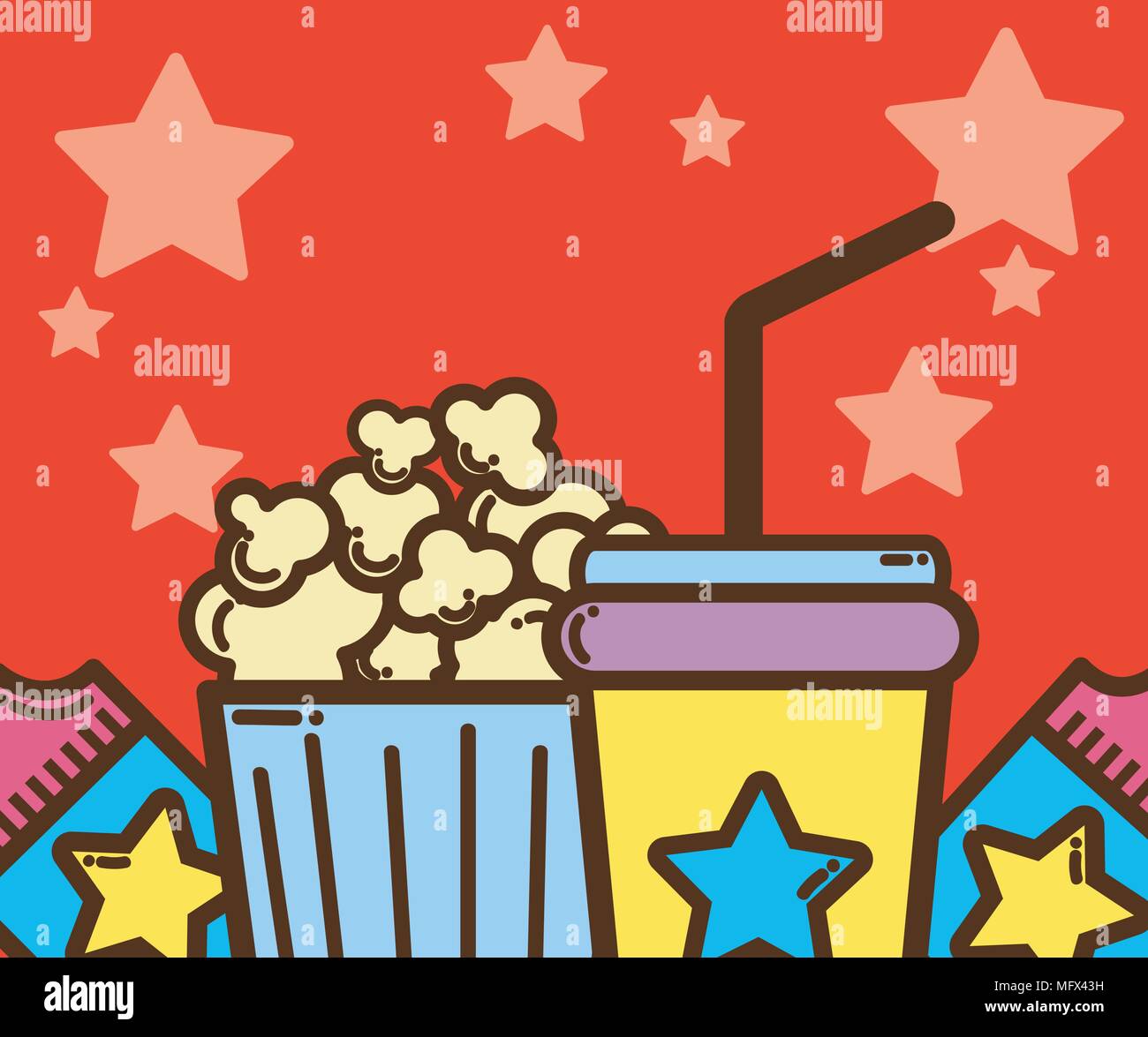 Cinema cartoons design Stock Vector Image & Art - Alamy