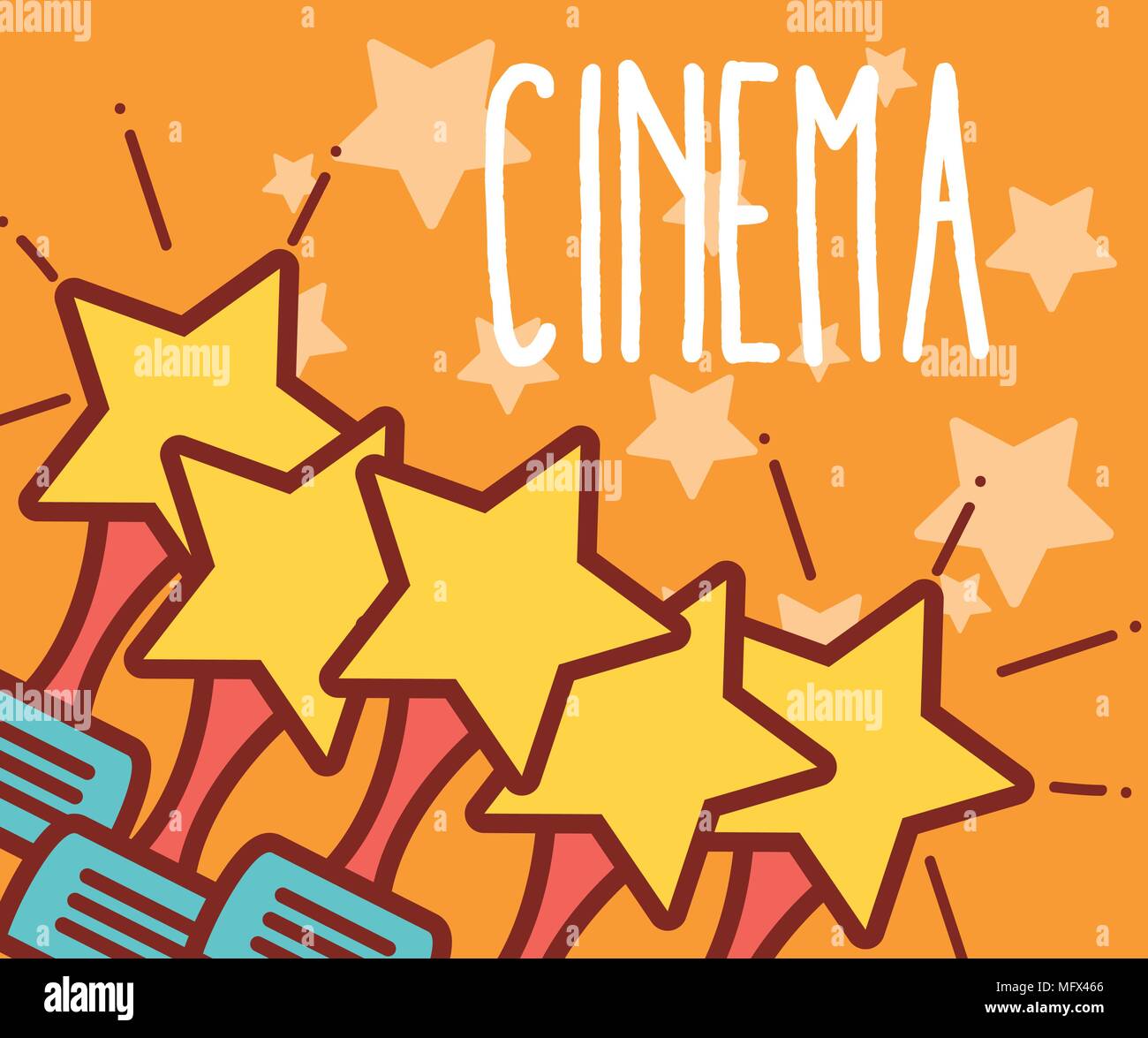 Cinema cartoons design Stock Vector Image & Art - Alamy