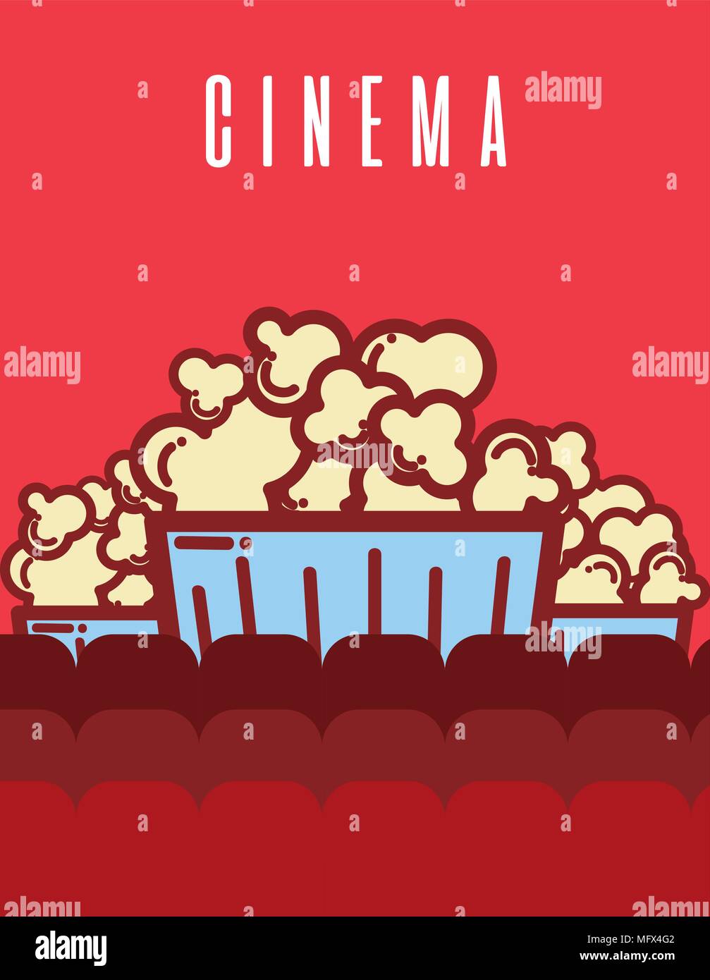 Cinema cute cartoons design Stock Vector Image & Art - Alamy
