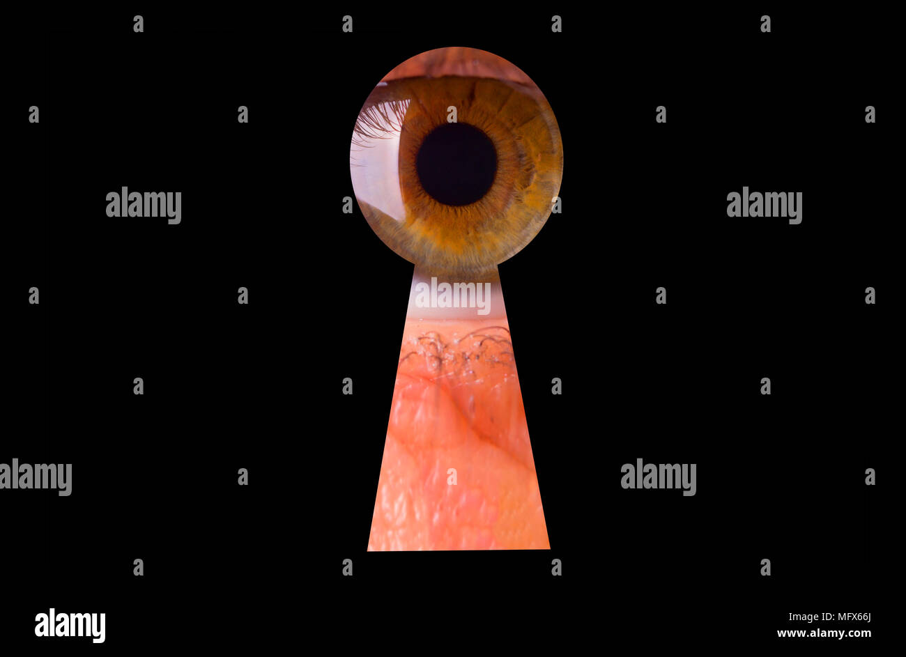 Looking Through A Keyhole High Resolution Stock Photography and Images ...