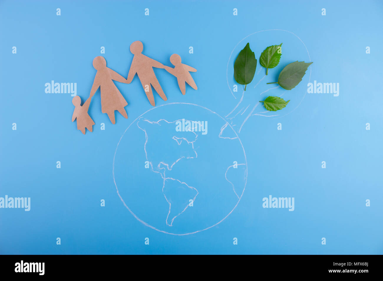 Planet earth from space woman hi-res stock photography and images - Alamy