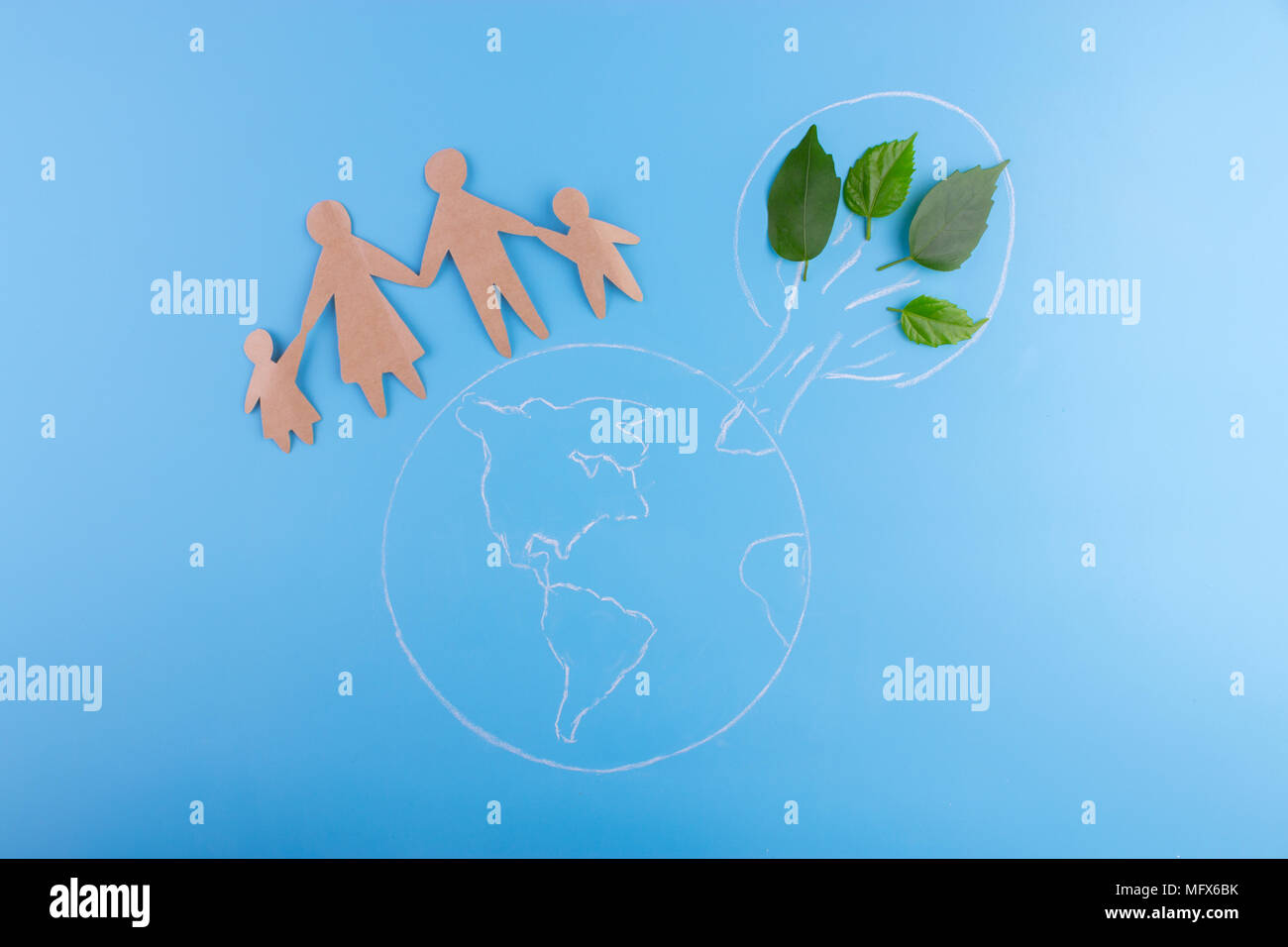 Planet earth from space woman hi-res stock photography and images - Alamy