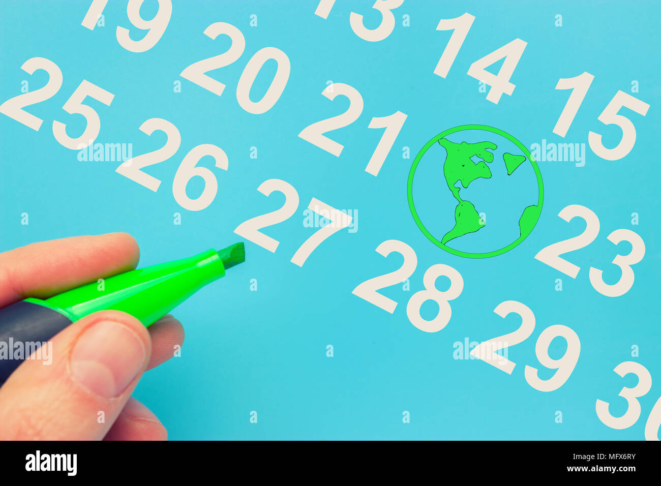 Save date marked on calendar hi-res stock photography and images - Alamy