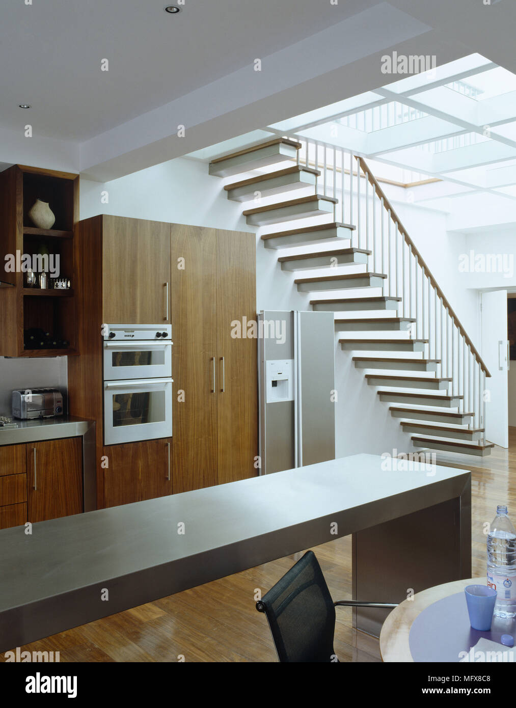 Open plan kitchen staircase in hi-res stock photography and images - Alamy