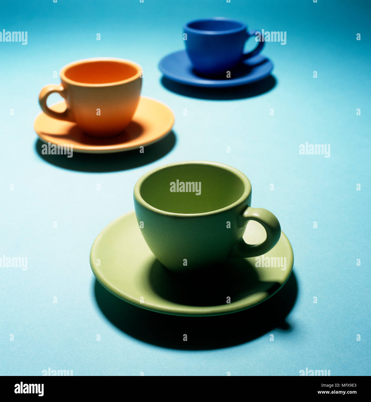 Three tea cups hi-res stock photography and images - Alamy