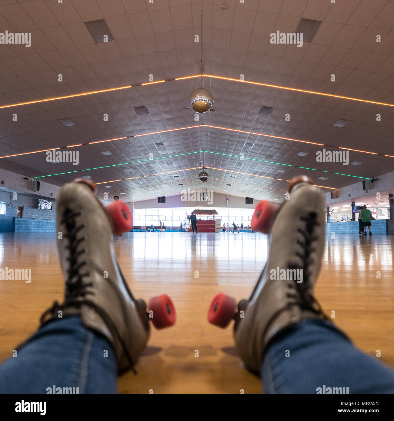 Roller Skating Dancing High Resolution Stock Photography and Images - Alamy