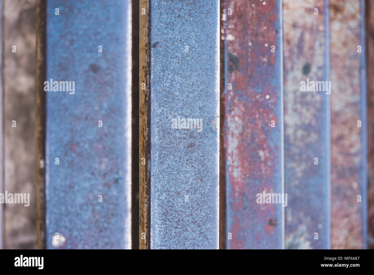 Rusty metal texture ladder background Stock Photo - Alamy