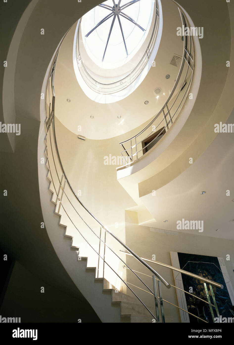 View of stairs in an elegant house Stock Photo - Alamy