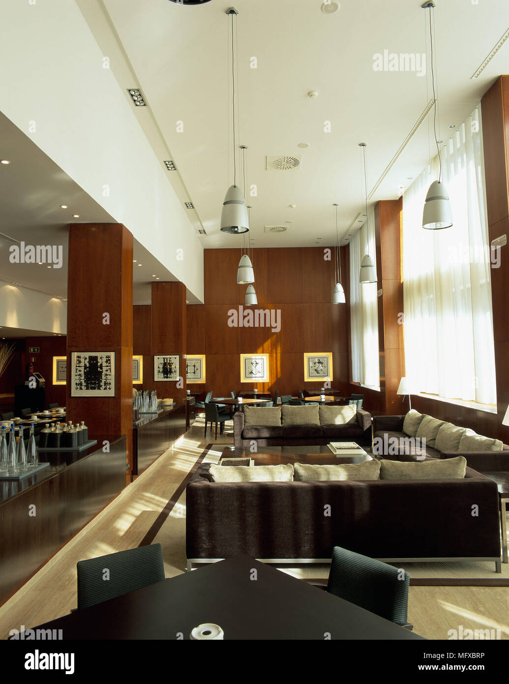 View of the interiors of a hotel Stock Photo - Alamy