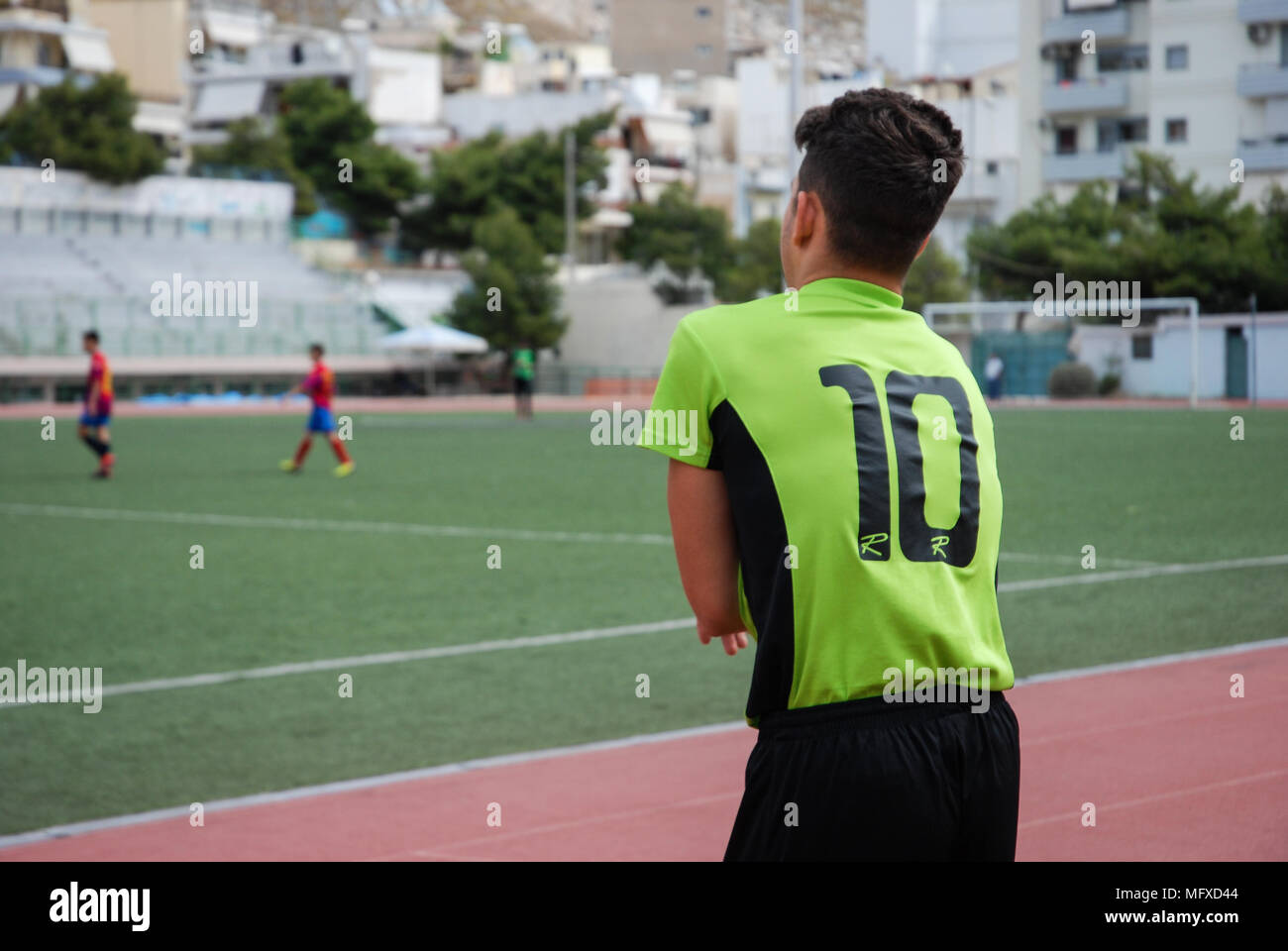 Active soccer game hi-res stock photography and images - Alamy
