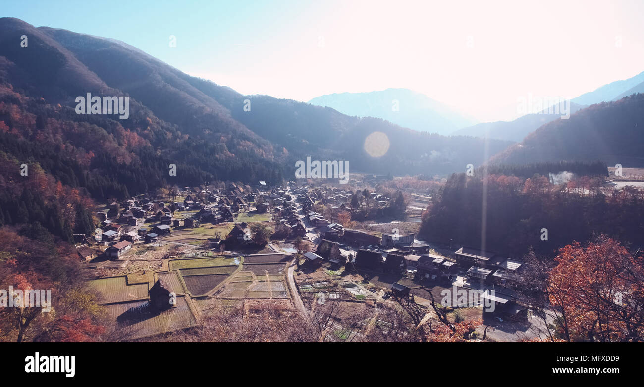 Traditional and Historical Japanese village Ogimachi - Shirakawa-go ...