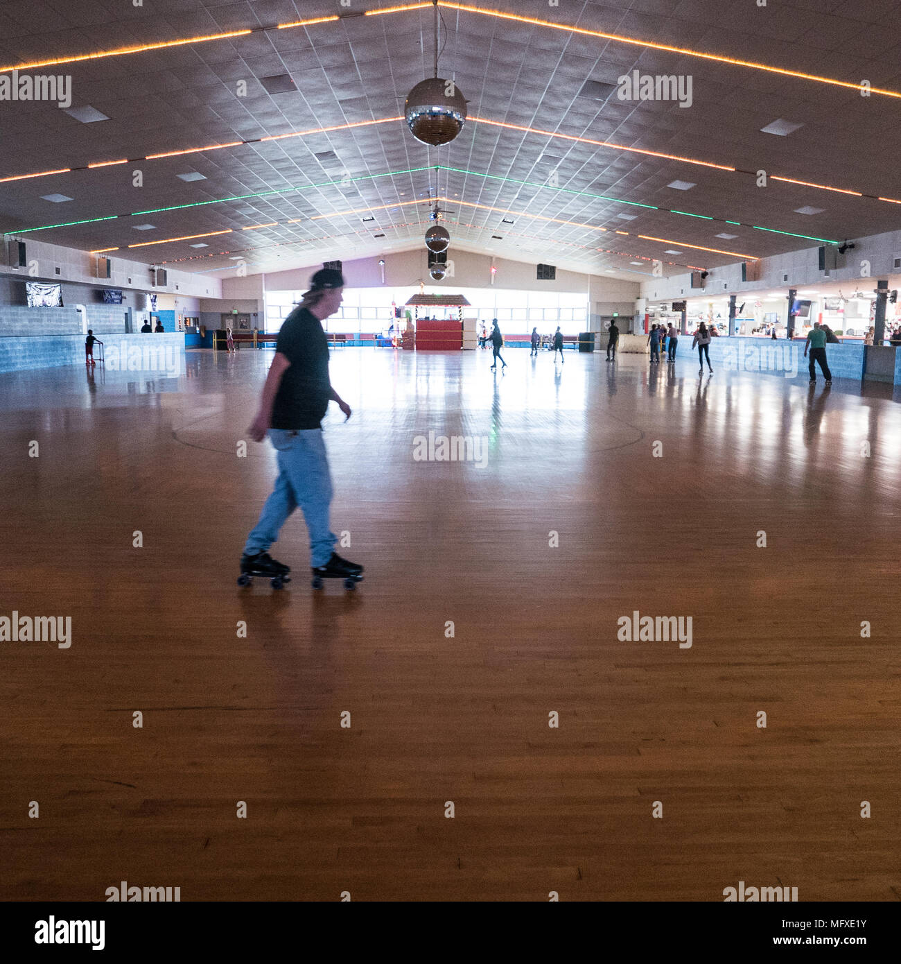 Roller Skating Dancing High Resolution Stock Photography and Images - Alamy