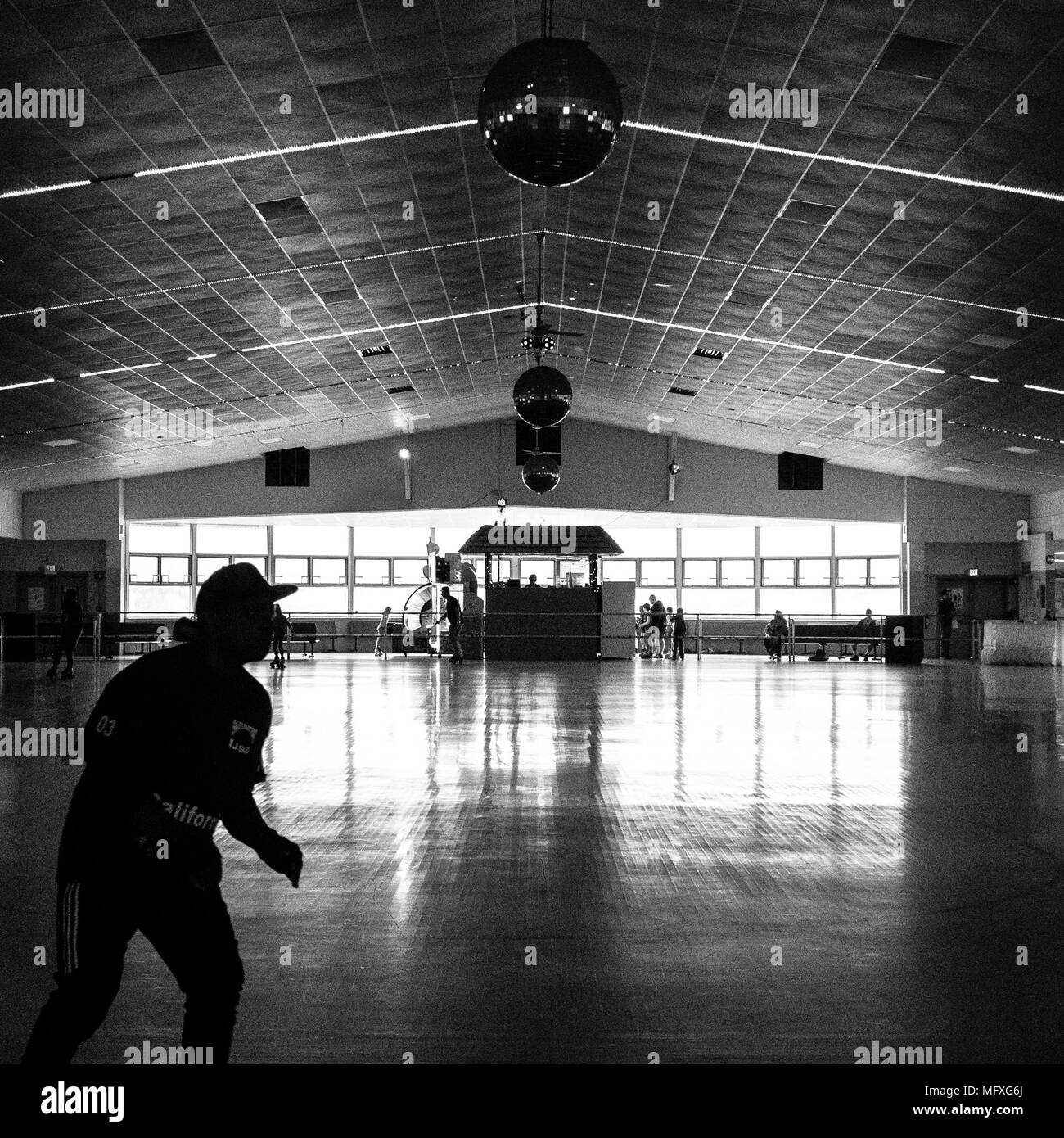 Kids dancing silhouette Black and White Stock Photos & Images - Alamy