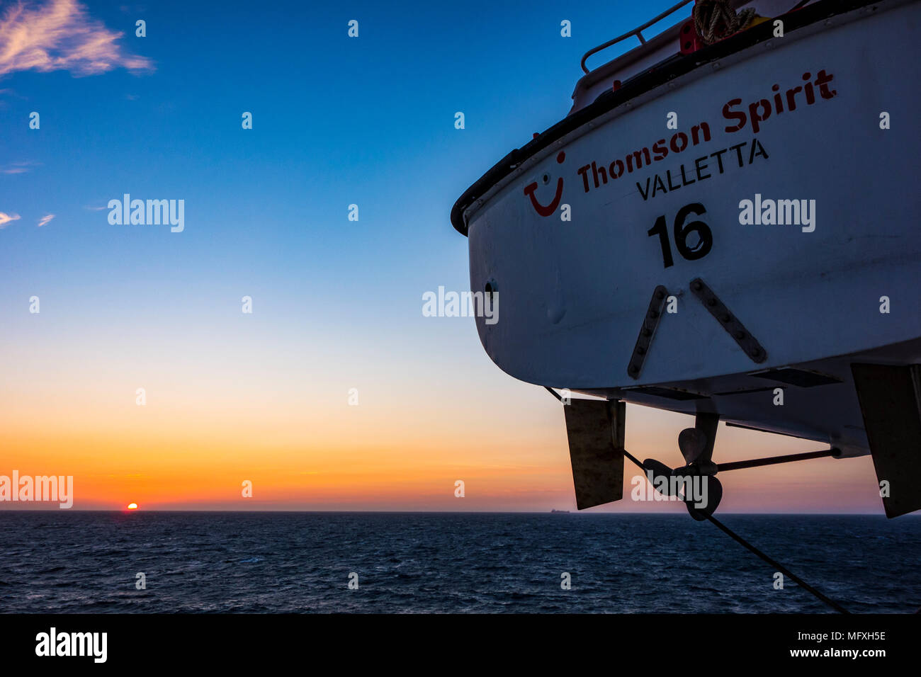 July Sunset Crossing the Arctic Circle Stock Photo - Alamy