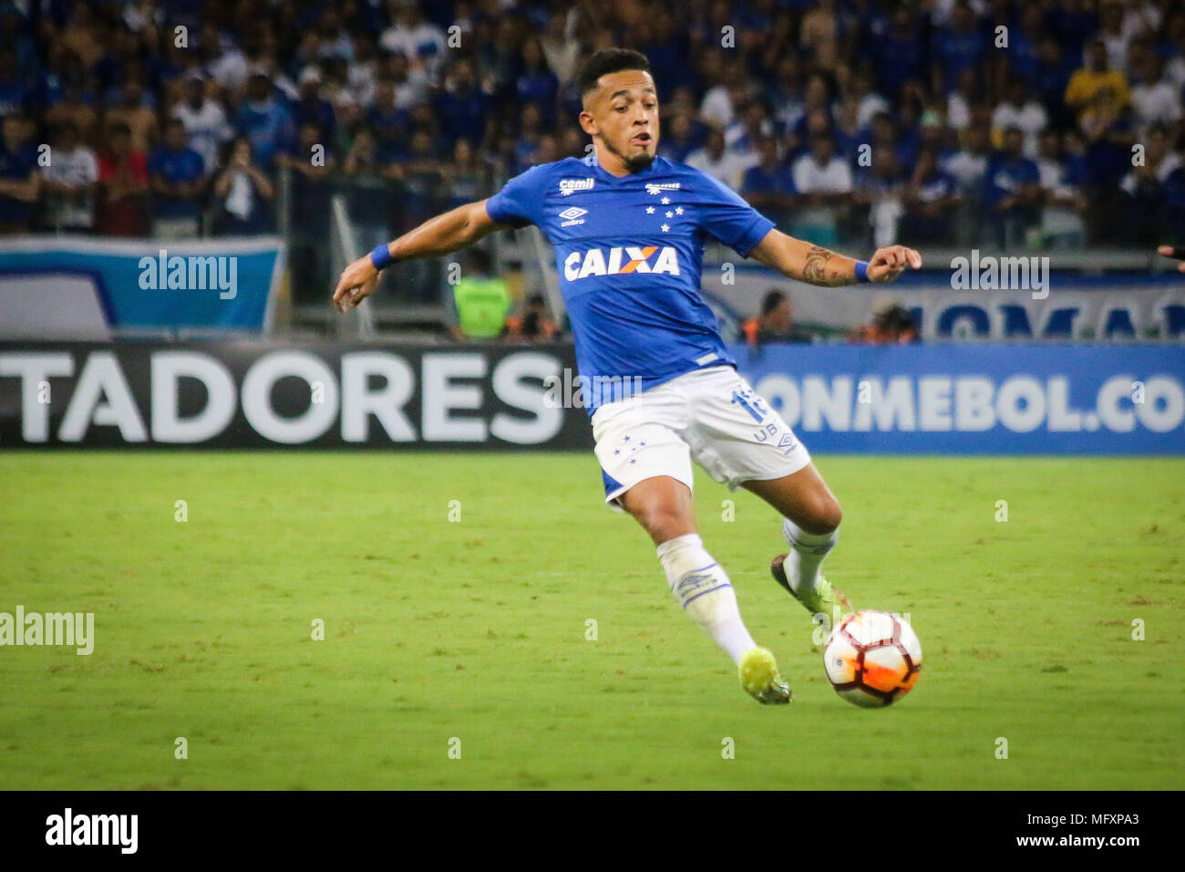 Belo Horizonte, Brazil. 26th Apr, 2018. Rafinha, of Cruzeiro, during ...