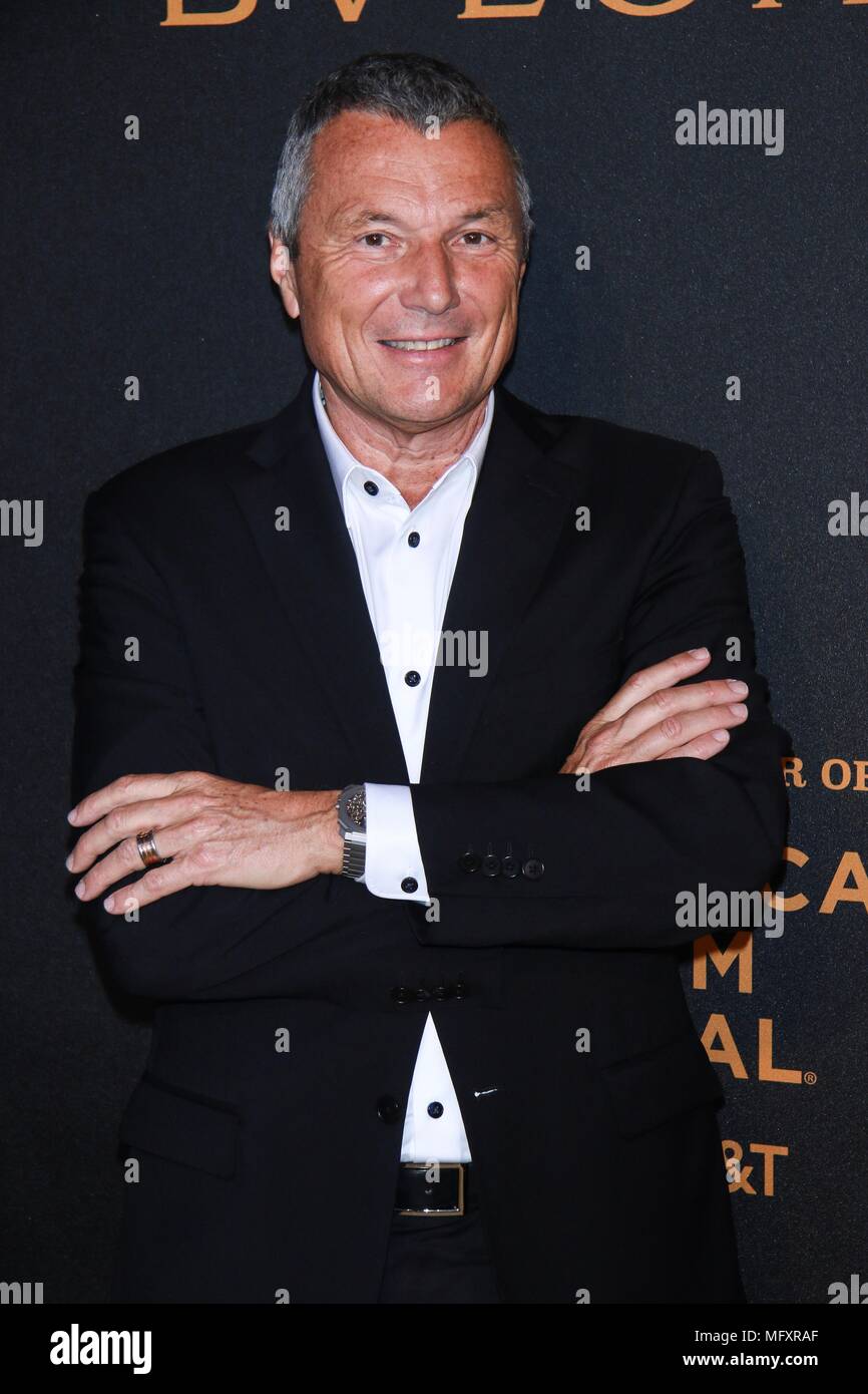 New York, NY, USA. 26th Apr, 2018. Jean-Christophe Babin at BVLGARI ...