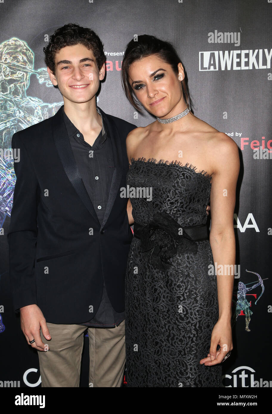 Beverly Hills, Ca. 26th Apr, 2018. David Mazouz and Kachina Dechert at ...