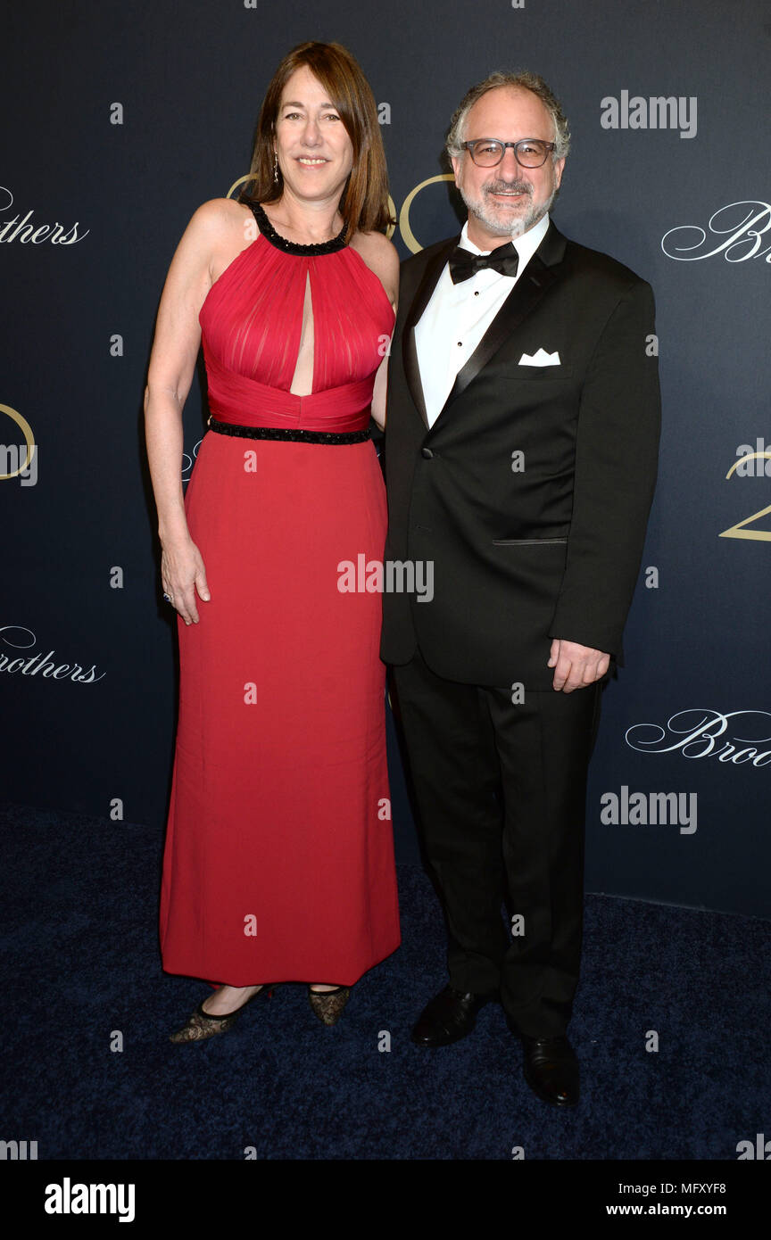 New York, USA. 25th Apr, 2018. Lisa Birnbach with guest at the Brooks ...