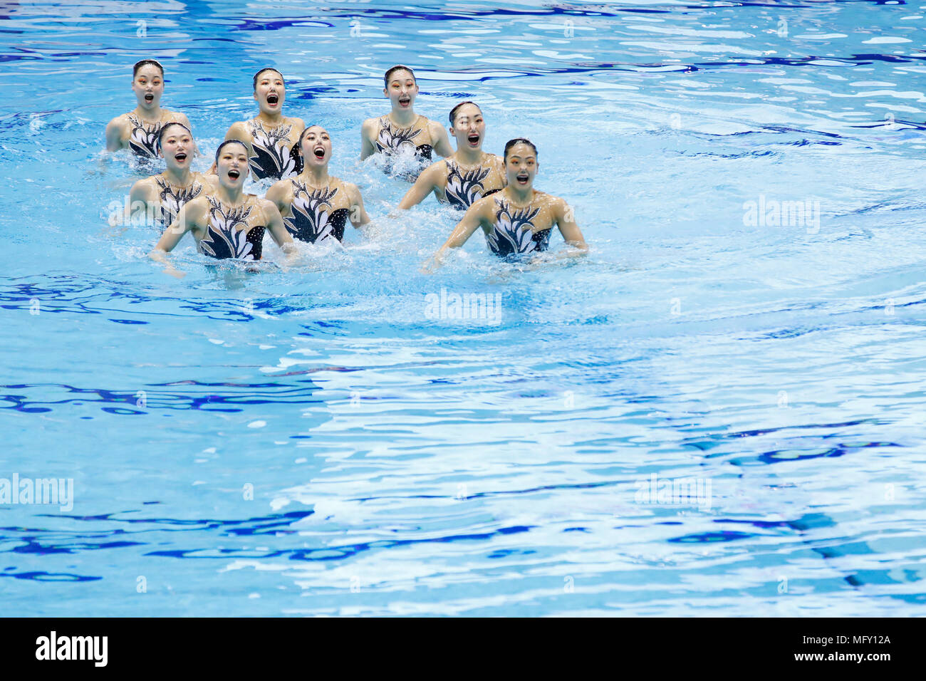 Japan team group (JPN), APRIL 27, 2018 Artistic Swimming : The 94th ...