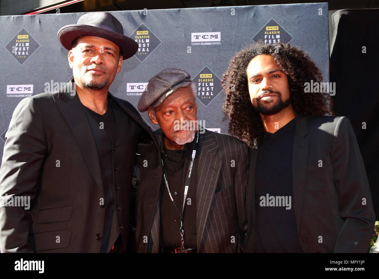 Los Angeles, CA, USA. 26th Apr, 2018. Mario Van Peebles, Melvin Van ...