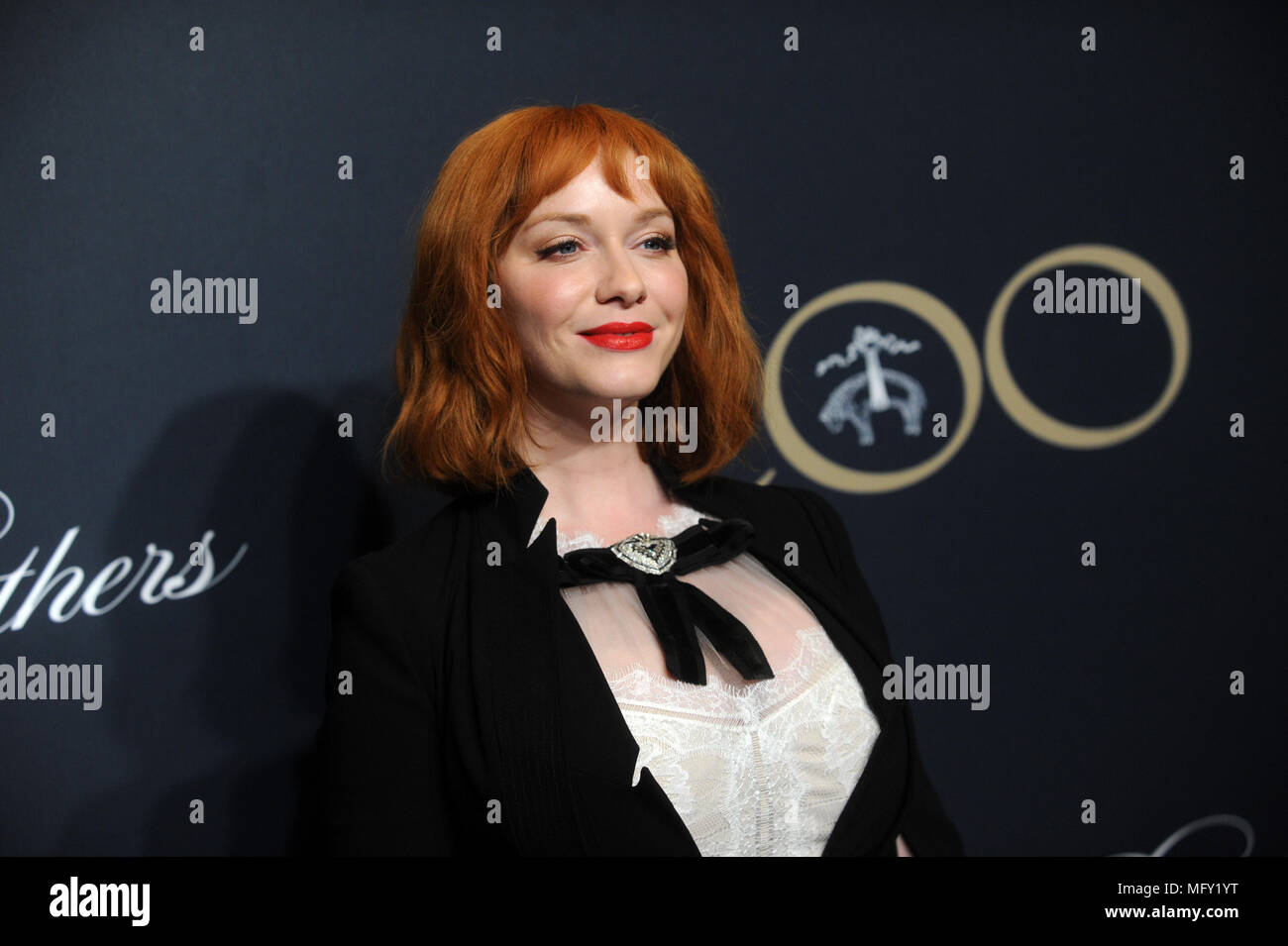 New York, NY, USA. 25th Apr, 2018. Christina Hendricks attends Brooks ...