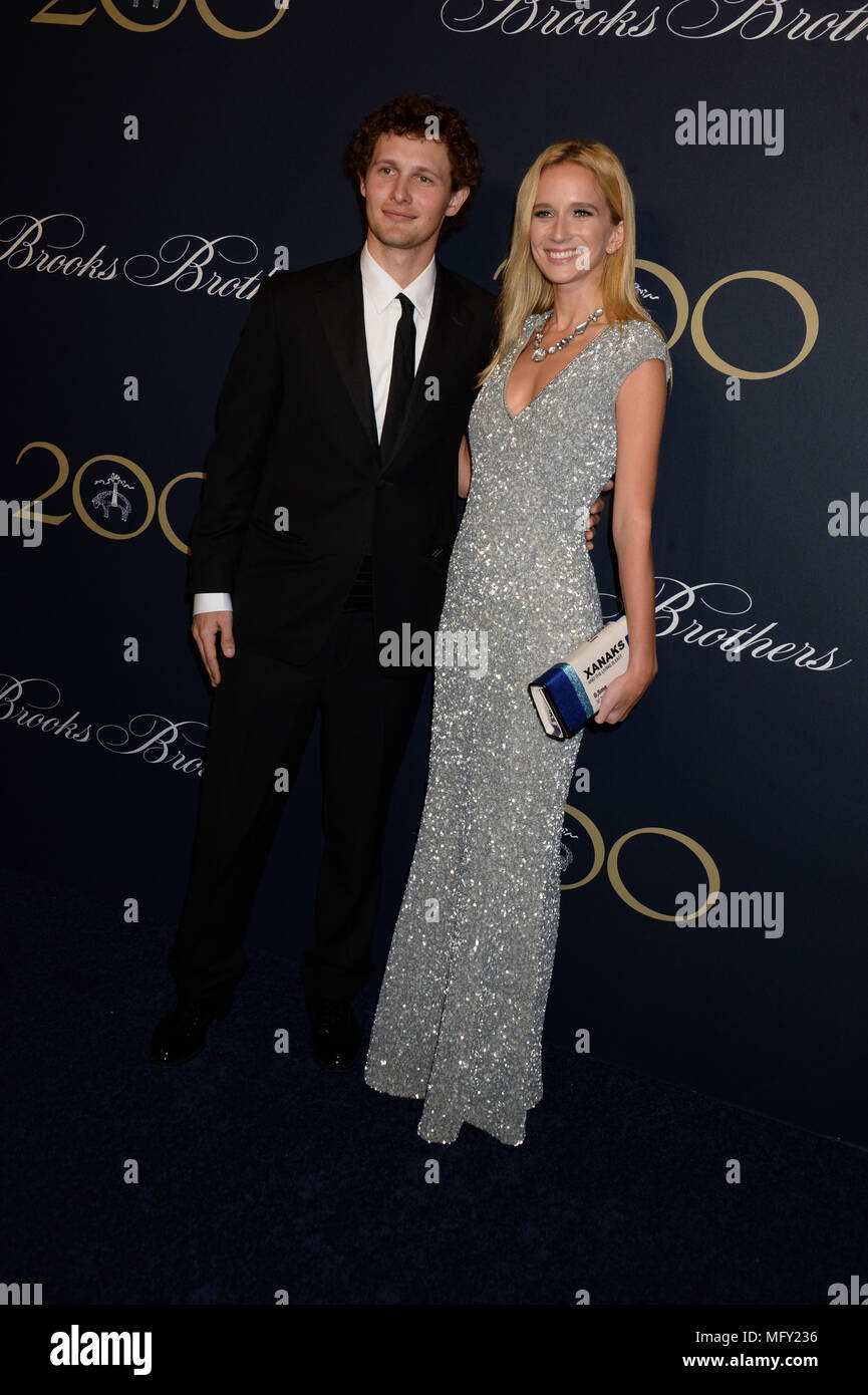 New York, NY, USA. 25th Apr, 2018. Warren Elgort and Kristen Simmon ...