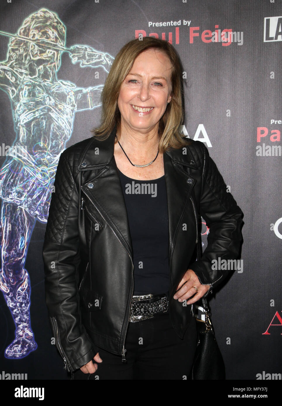 BEVERLY HILLS, CA - APRIL 26: Debbie Evans, at the 2018 Artemis Awards Gala at the Ahrya Fine ...