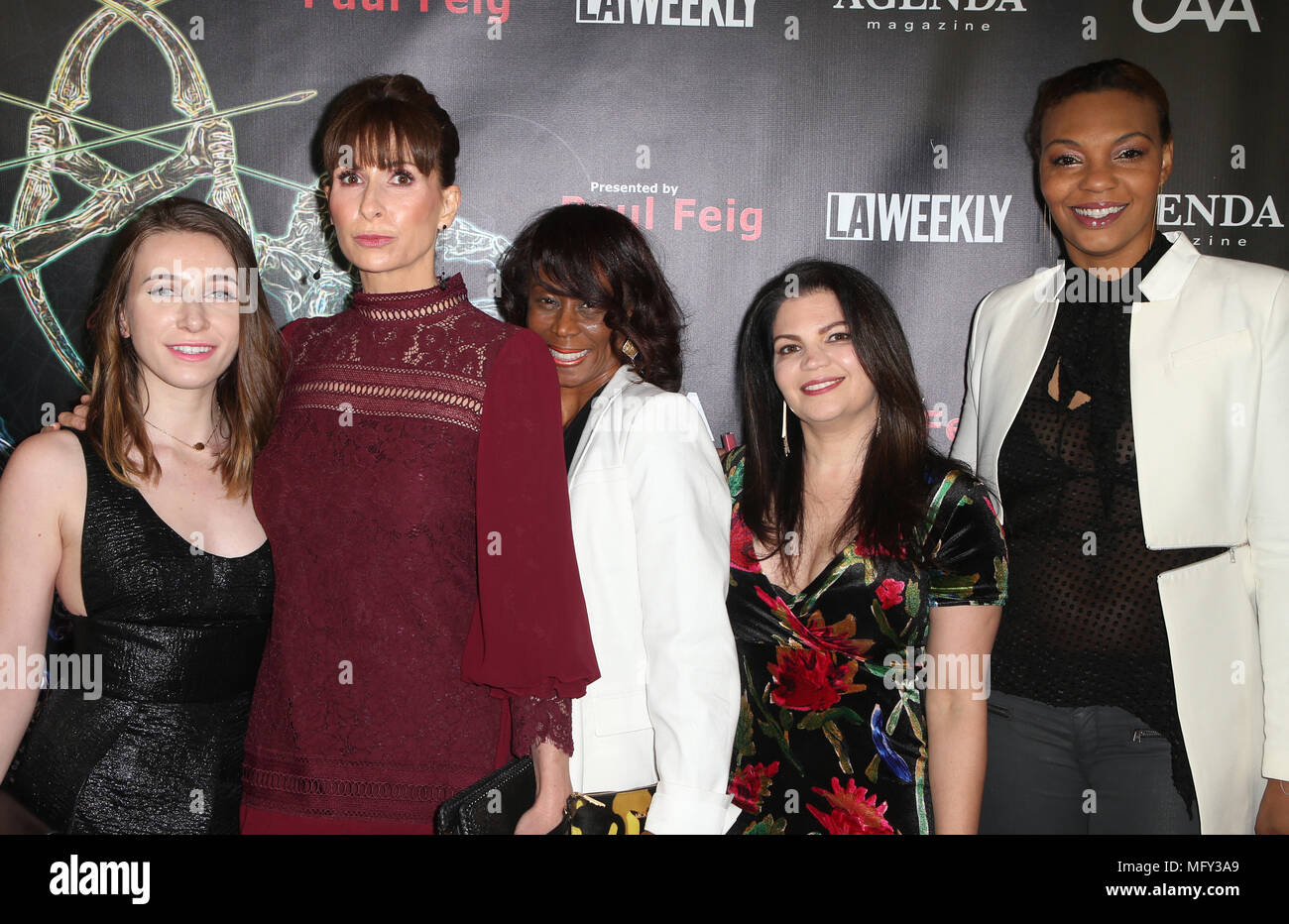 BEVERLY HILLS, CA - APRIL 26: Tammie Baird, Angelica Baird, Vair ...