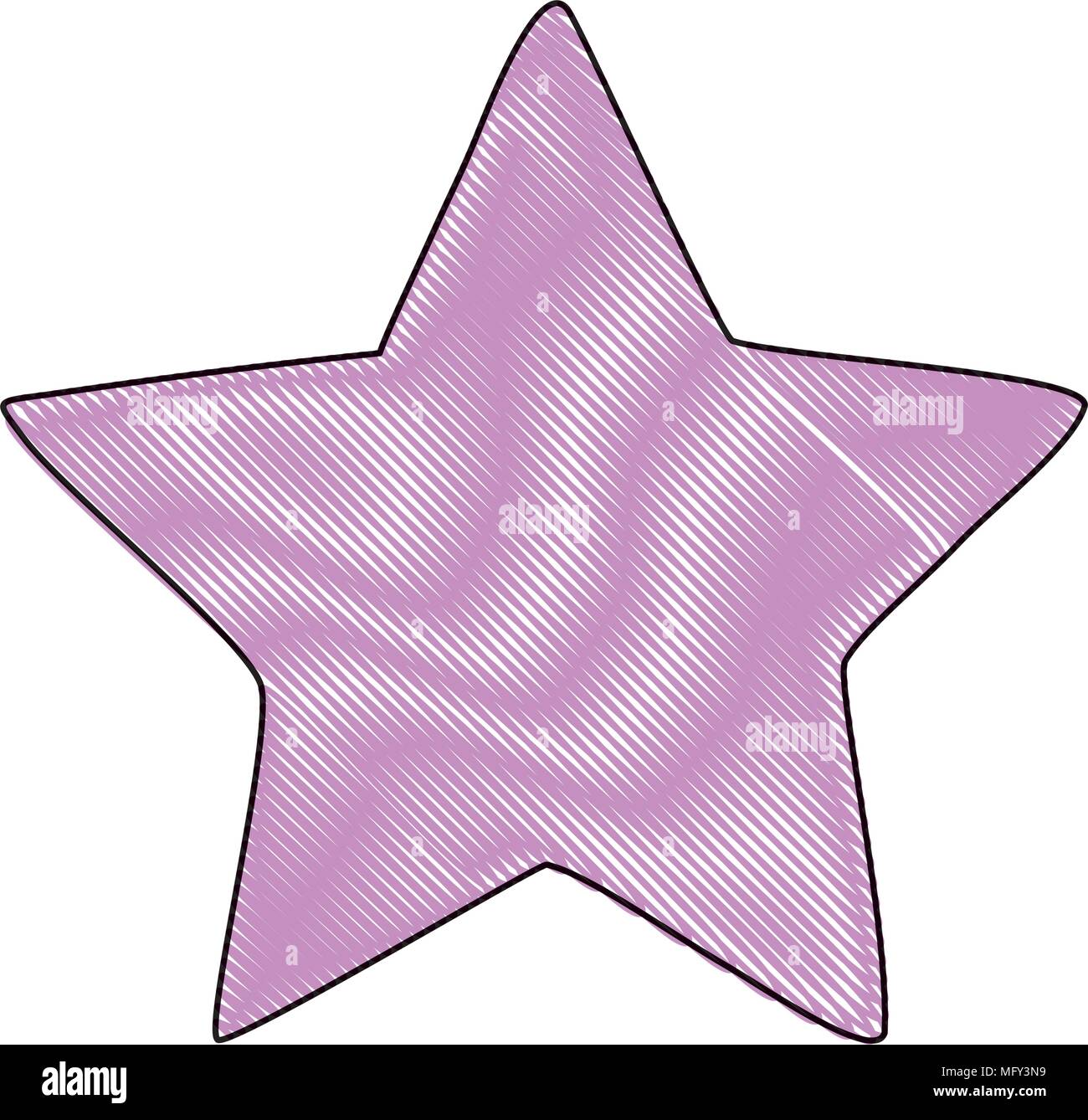 purple star icon over white background, vector illustratration Stock ...