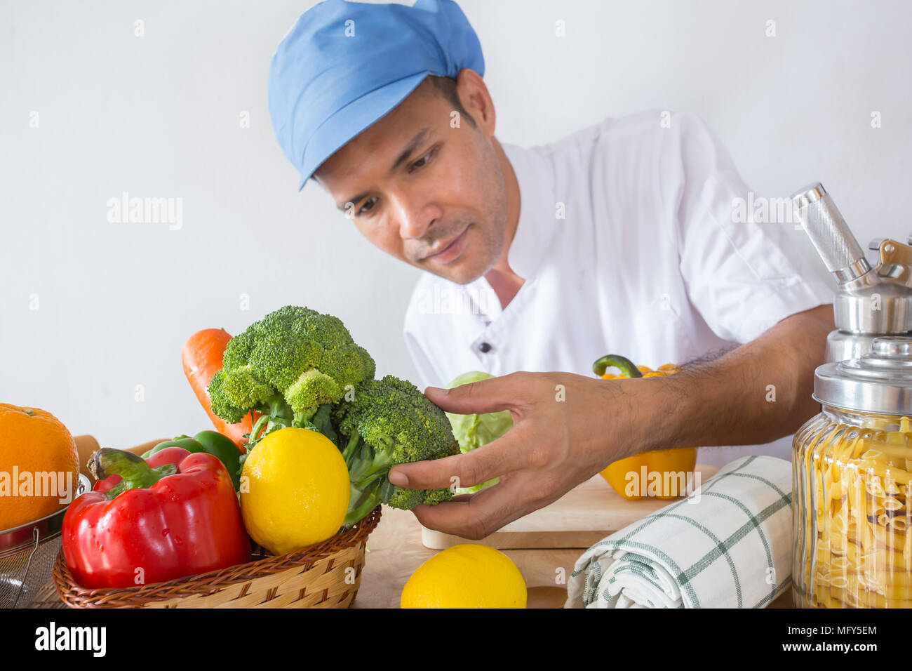 Checking the menu hi-res stock photography and images - Alamy