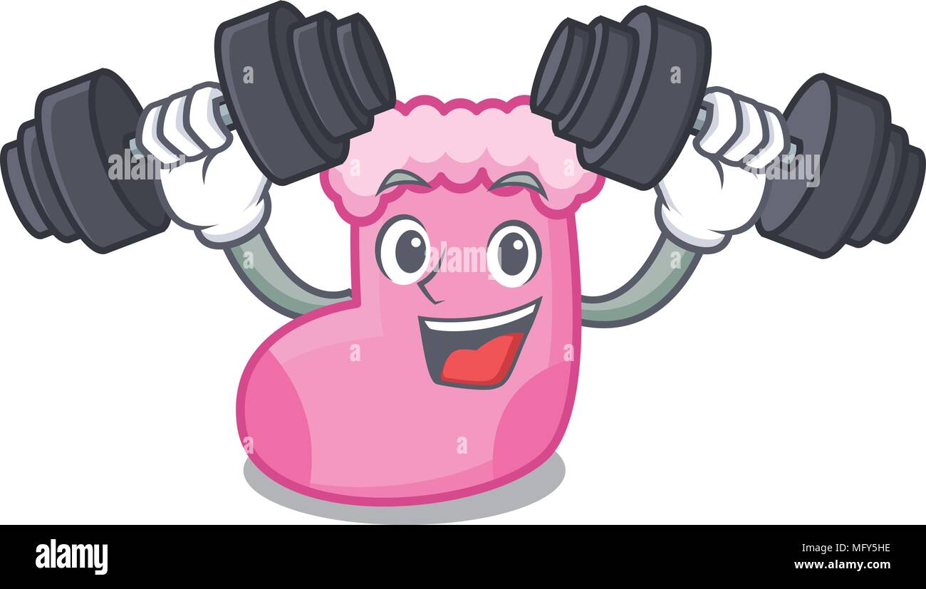 Fitness sock character cartoon style vector illustration Stock Vector ...