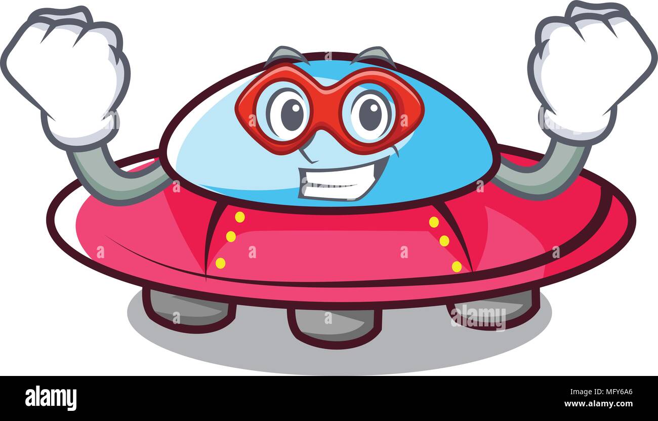 Super hero ufo character cartoon style Stock Vector Image & Art - Alamy
