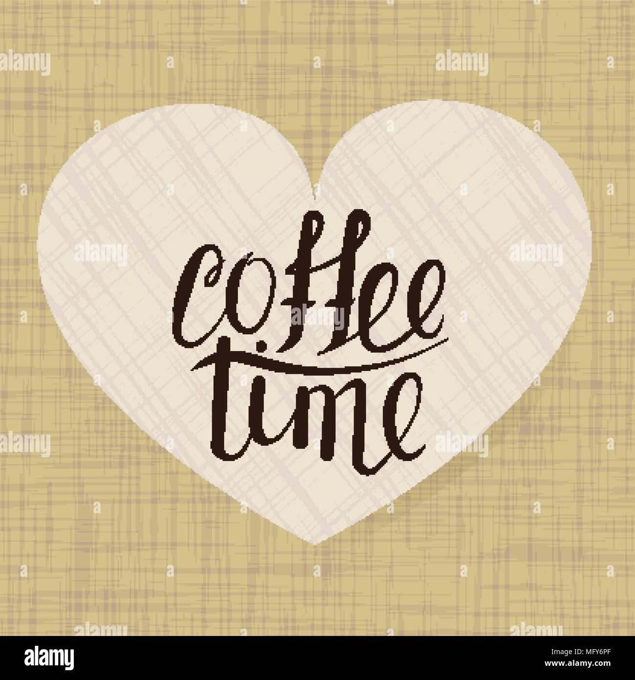 Calligraphy coffee time Stock Vector Image & Art - Alamy