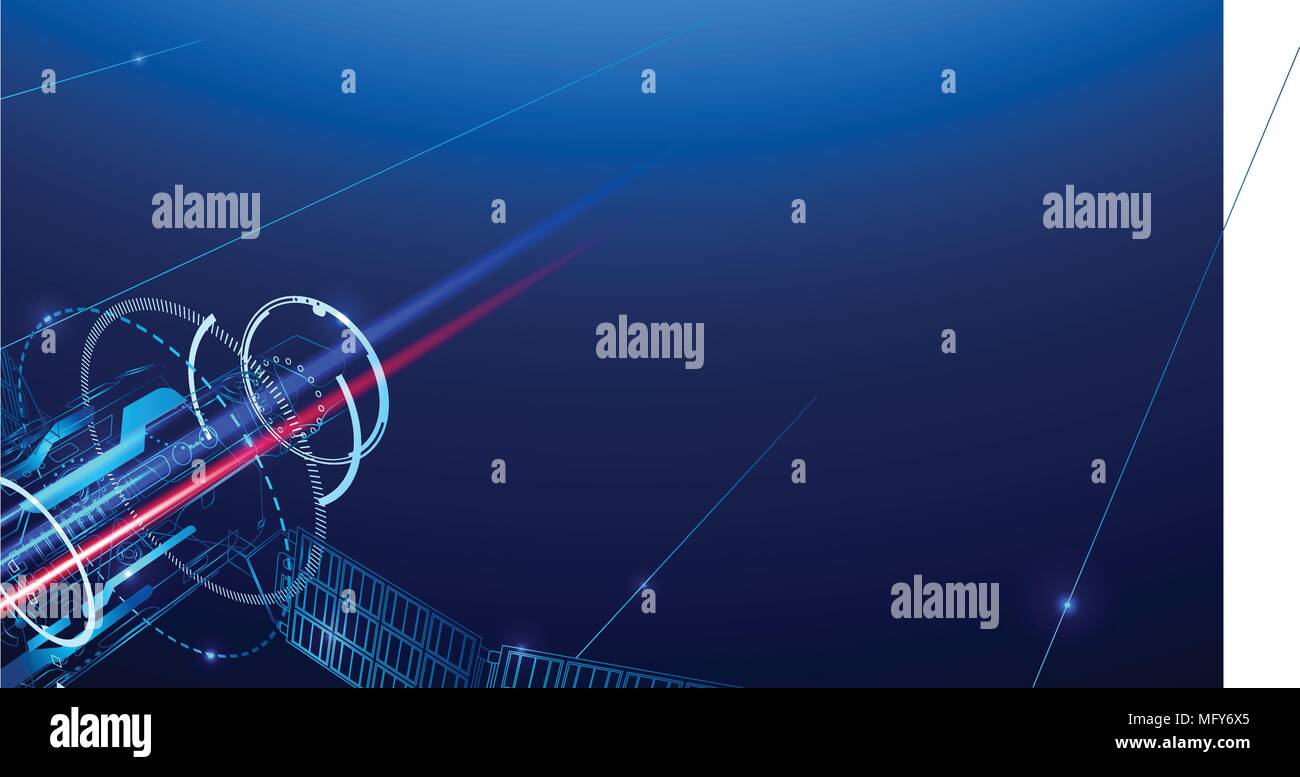 Abstract telecommunication technology space background Stock Vector ...