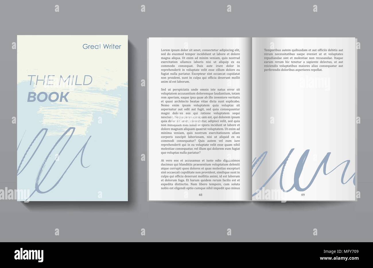 Book cover background design Stock Vector Images - Alamy